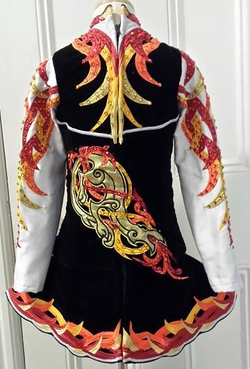 dragon-themed-irish-dress-costume-back – Lewis Irish Dresses